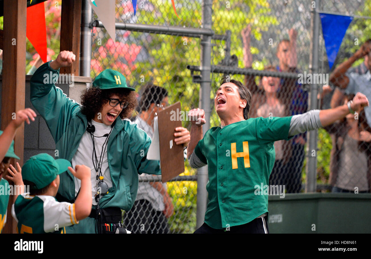 SEE DAD RUN, l-r: Jackson Brundage, Ramy Youssef, Scott Baio in 'See ...