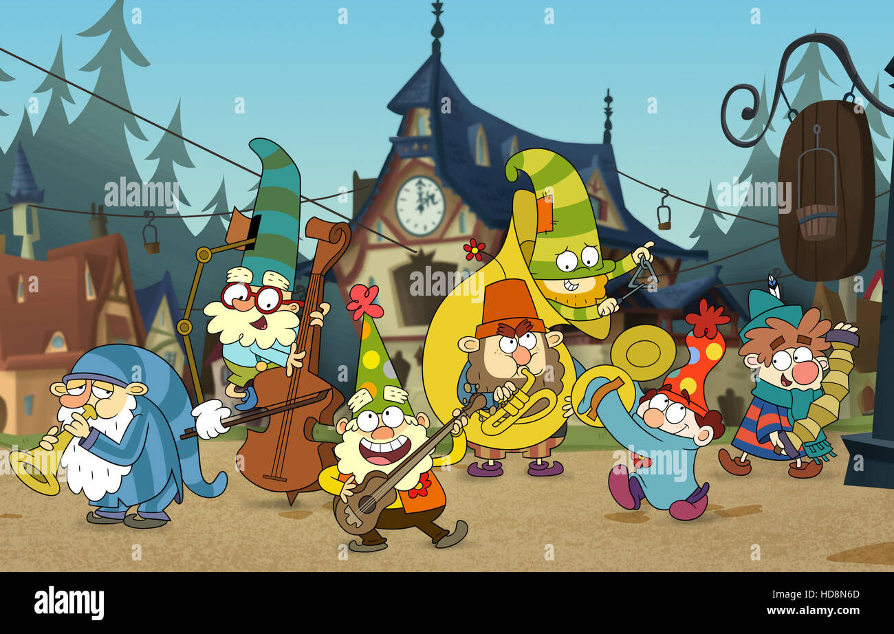 THE 7D, (from left): Sleepy, Doc, Happy, Grumpy, Bashful, Dopey, Sneezy ...