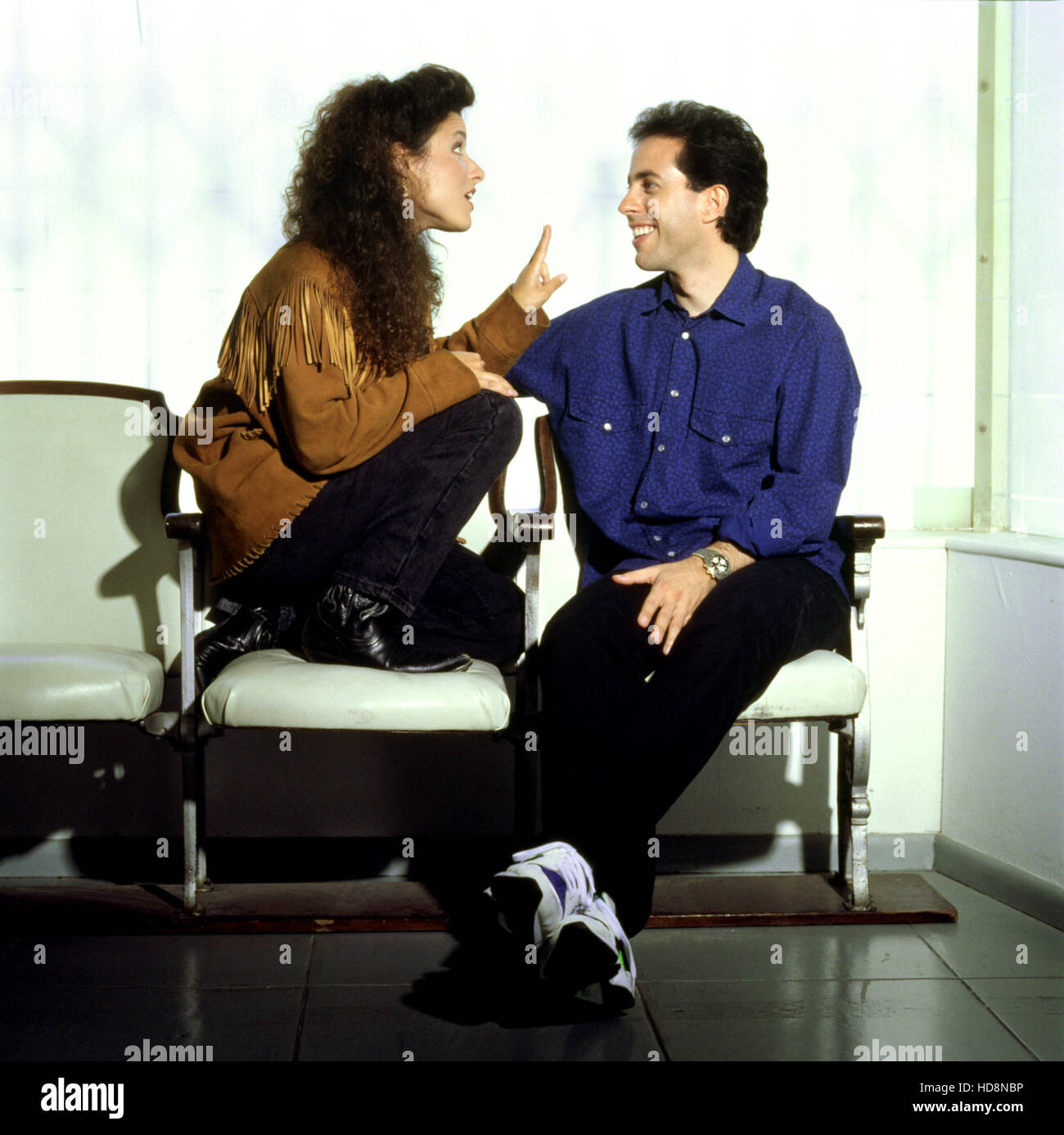 SEINFELD, Julia Louis-Dreyfus, Jerry Seinfeld, (season 3), 1990-98, (c ...