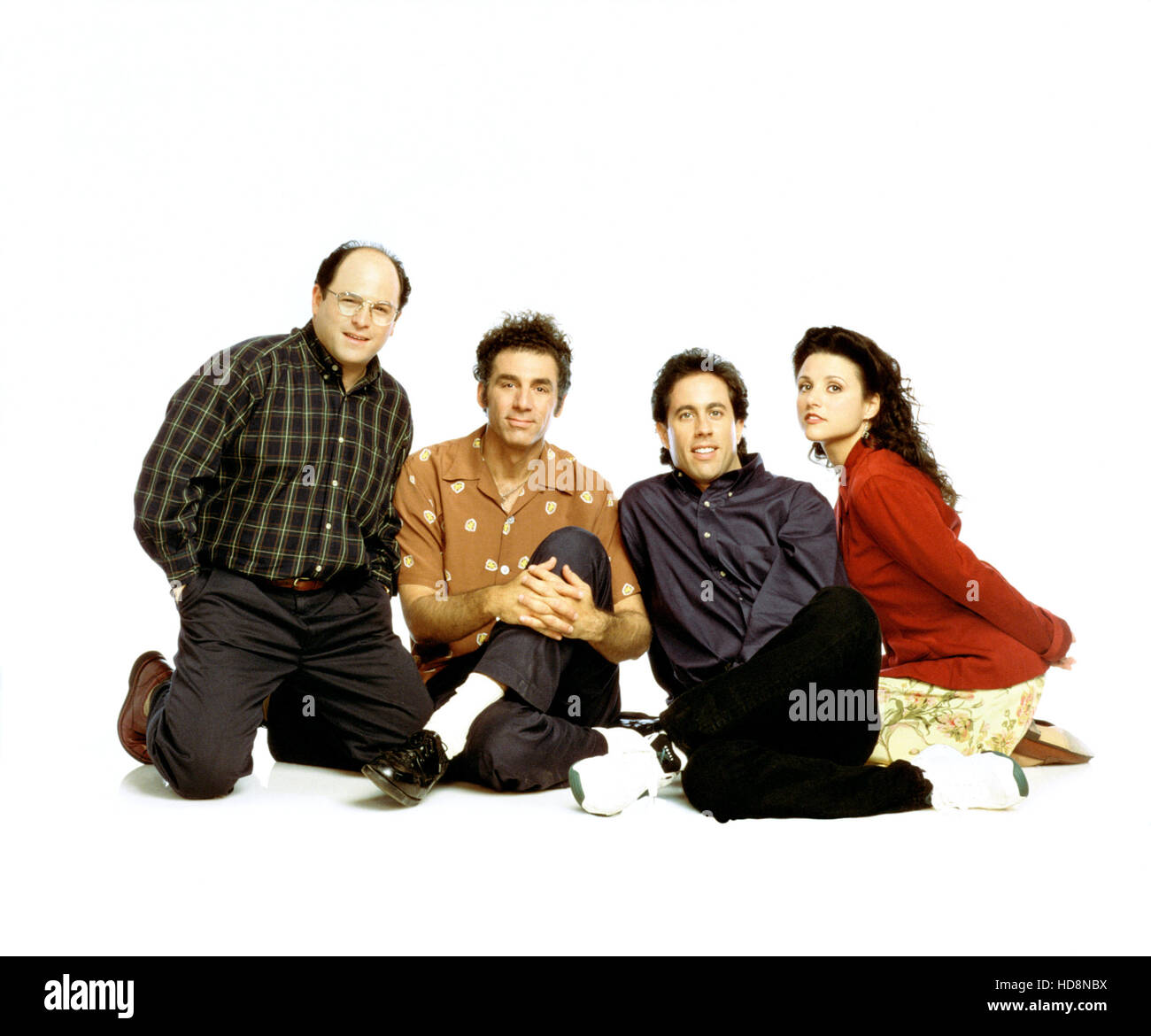 SEINFELD, Jason Alexander, Michael Richards, Jerry Seinfeld, Julia ...