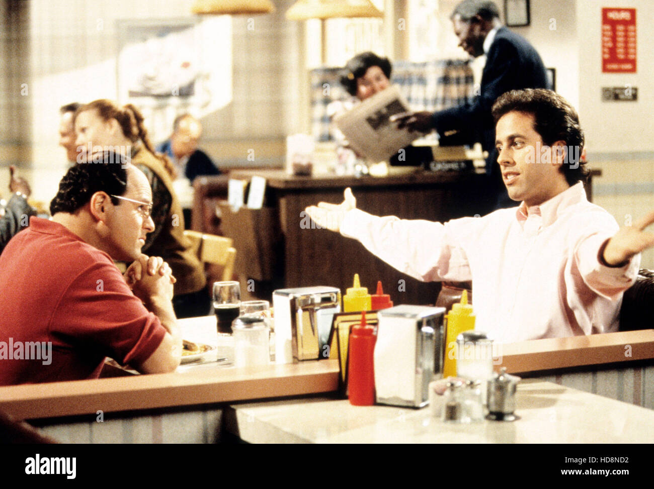 SEINFELD, Jason Alexander, Jerry Seinfeld, 1990-98. © Castle Rock ...