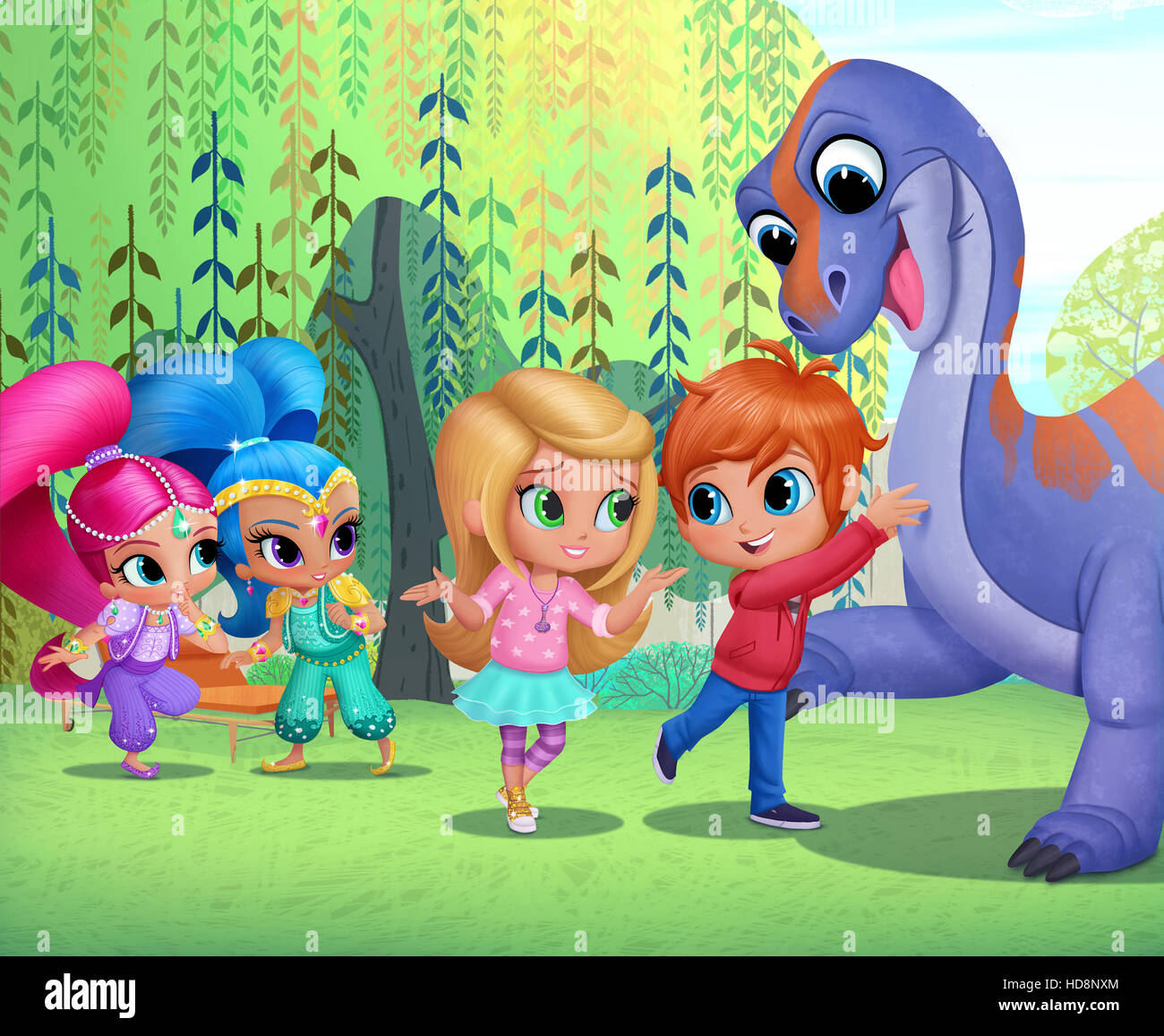 SHIMMER AND SHINE, l-r: Shimmer, Shine, Leah, Zac in 'The Sweetest ...