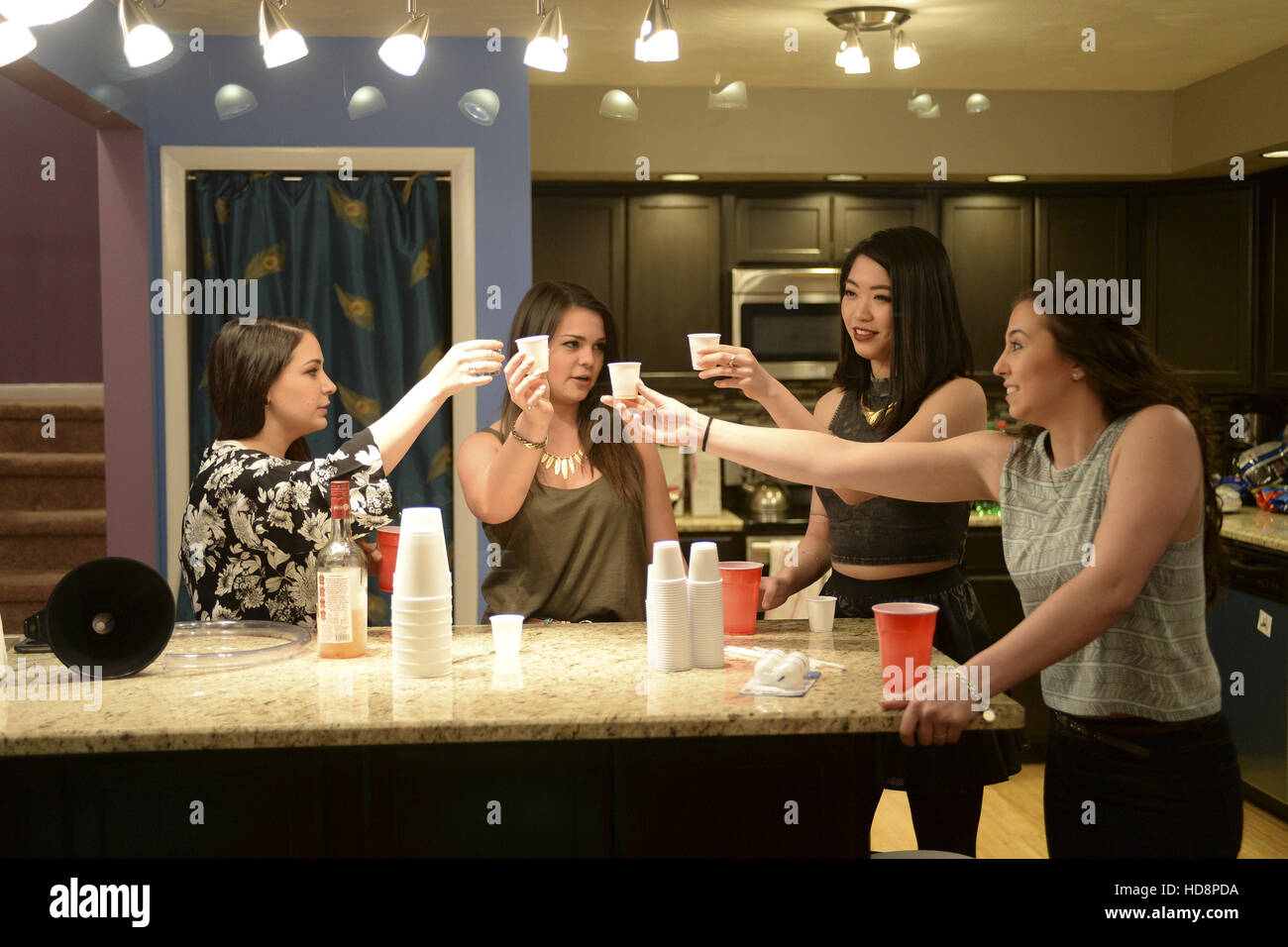 MONICA THE MEDIUM, (from left): Monica Ten-Kate, Krista Gray, Ann Li ...