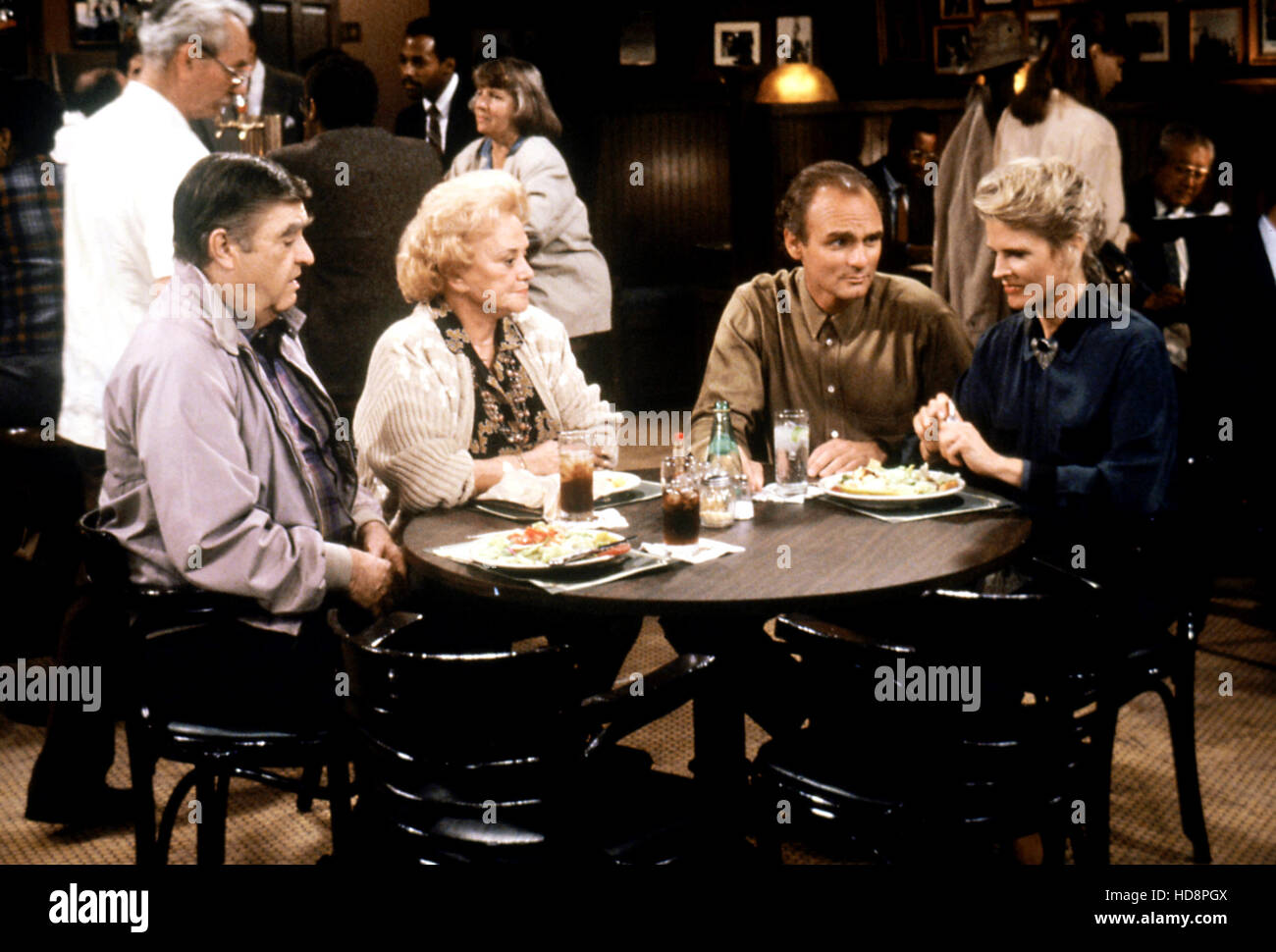 MURPHY BROWN, Barney Martin, Rose Marie, Joe Regalbuto, Candice Bergen ...