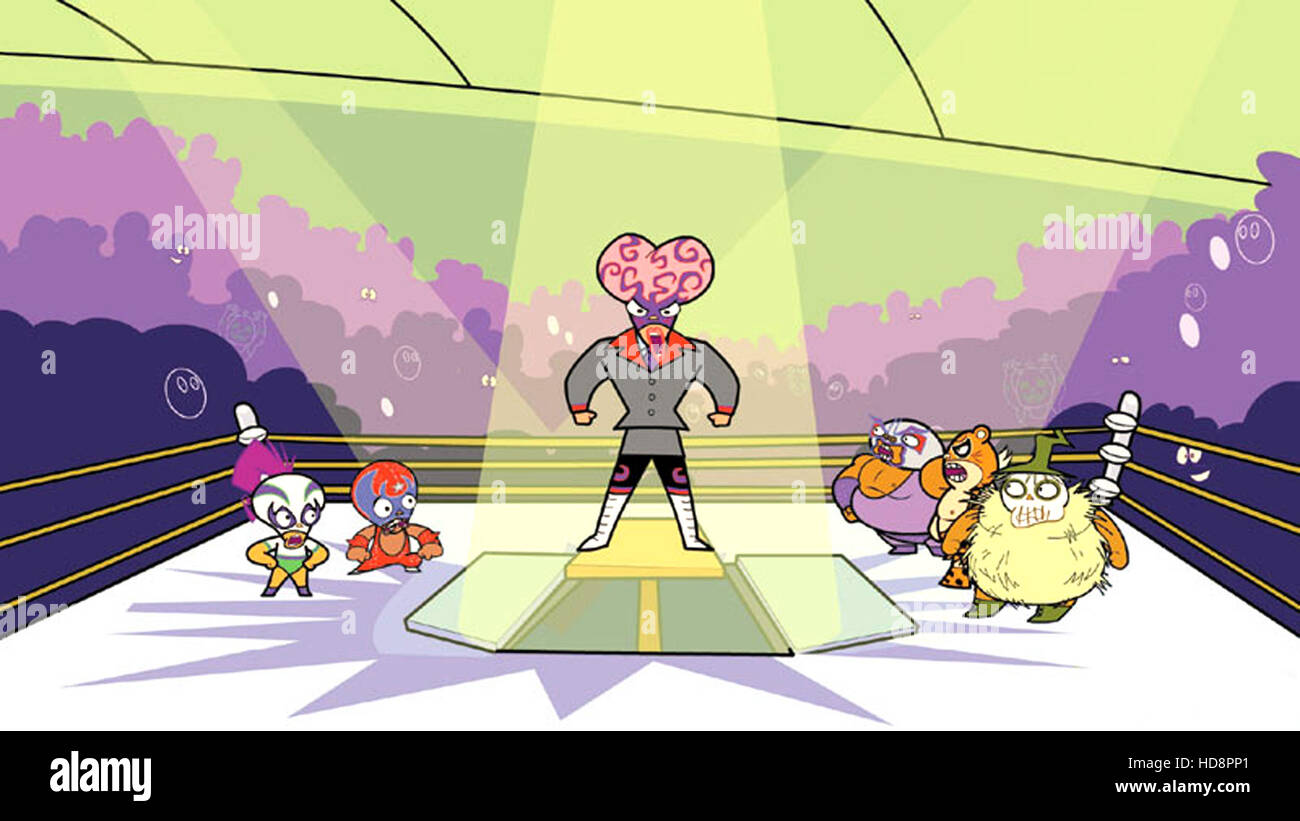 MUCHA LUCHA!, Buena Girl (left), Rikochet (2nd from left), Head ...