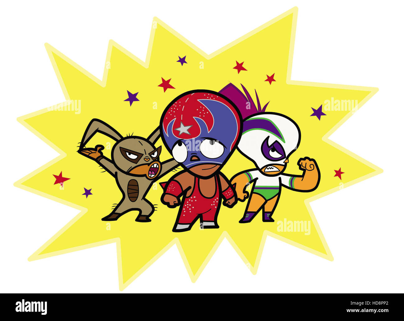 MUCHA LUCHA!, Flea, Rikochet, Buena Girl, 2002 Stock Photo - Alamy