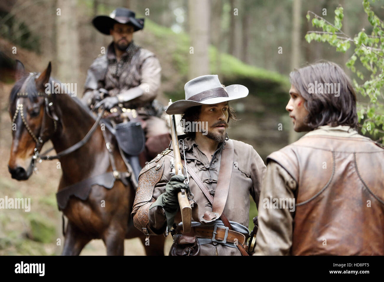 THE MUSKETEERS, (from left): Howard Charles, Santiago Cabrera, Luke ...