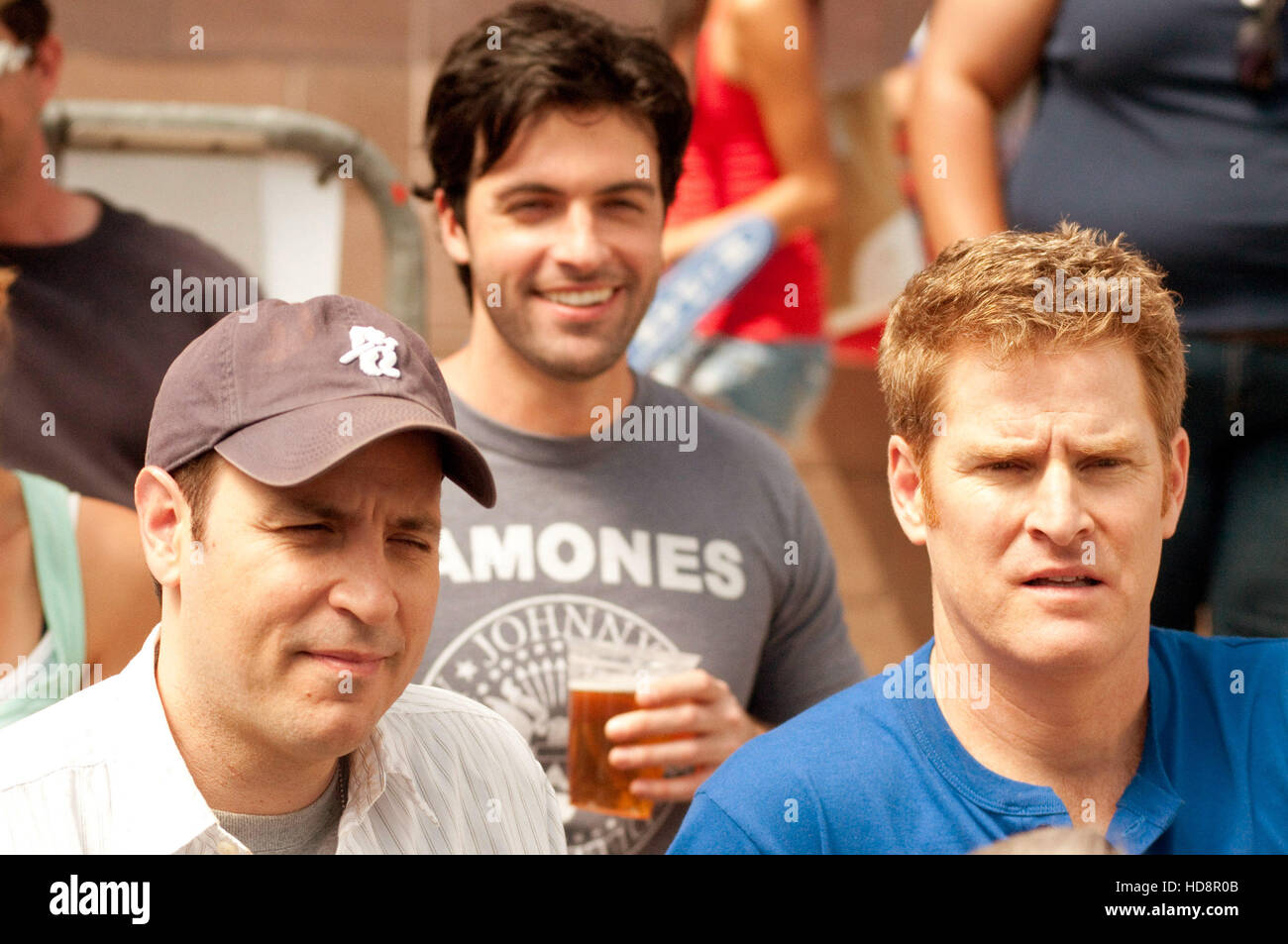 MY BOYS, (from left): Michael Bunin, Reid Scott, Jamie Kaler, 'Spring ...