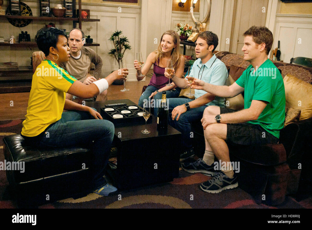 MY BOYS, (from left): Kellee Stewart, Michael Bunin, Jordana Spiro ...