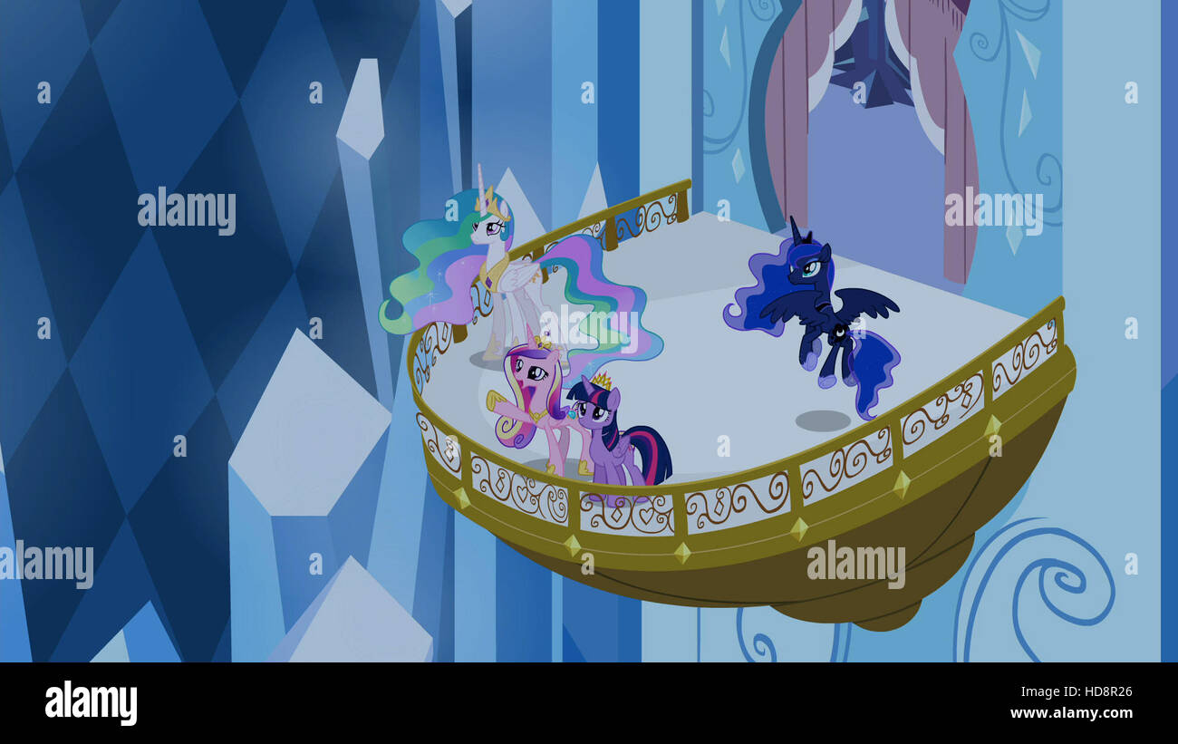 MY LITTLE PONY: FRIENDSHIP IS MAGIC, (from left): Princess Celestia ...