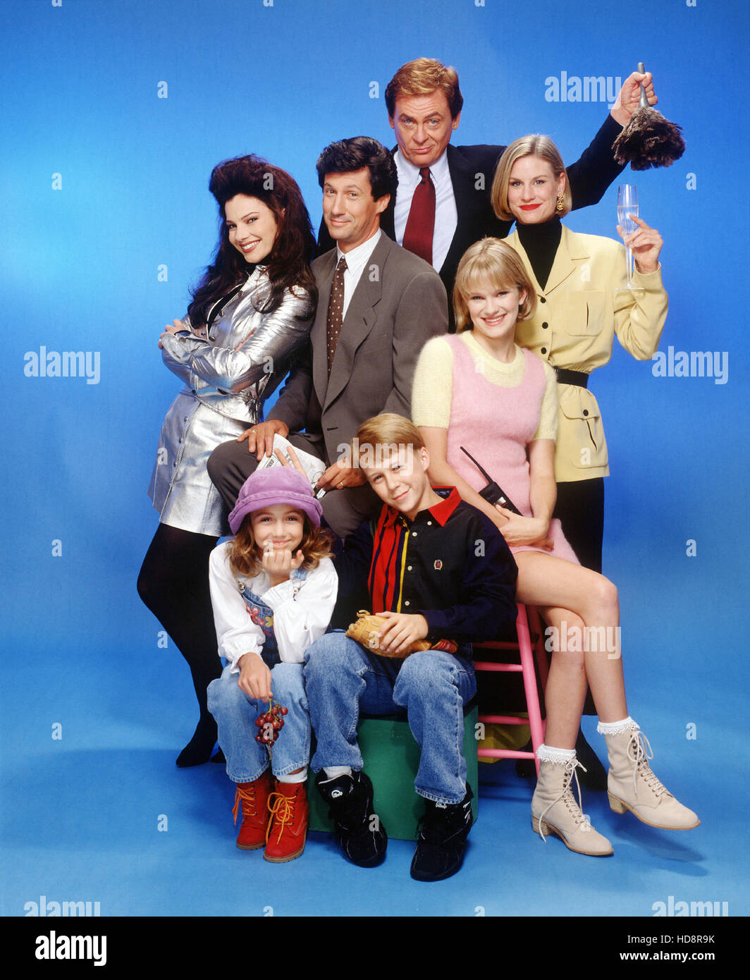 THE NANNY, (top): Daniel Davis, (middle): Fran Drescher, Charles ...