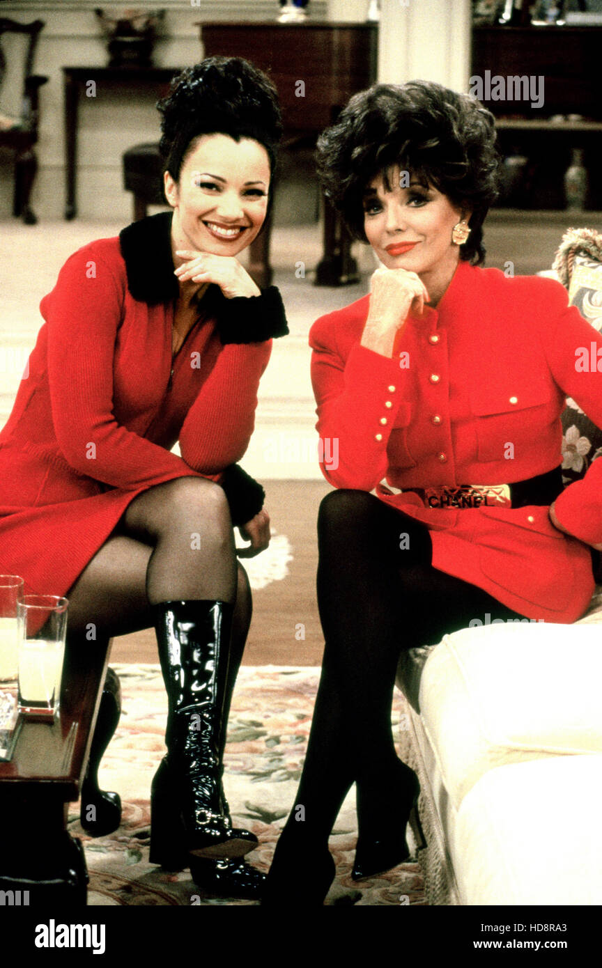 The Nanny Fran Drescher Joan Collins Me And Mrs Joan Season 4 1993 99 © Cbs Courtesy