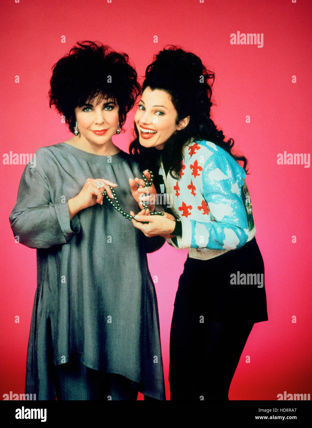 THE NANNY, Elizabeth Taylor, Fran Drescher, 'Where's the Pearls ...