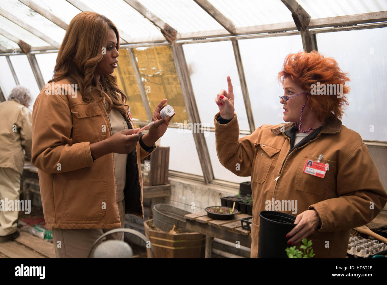 ORANGE IS THE NEW BLACK, (From left): Laverne Cox, Kate Mulgrew ...