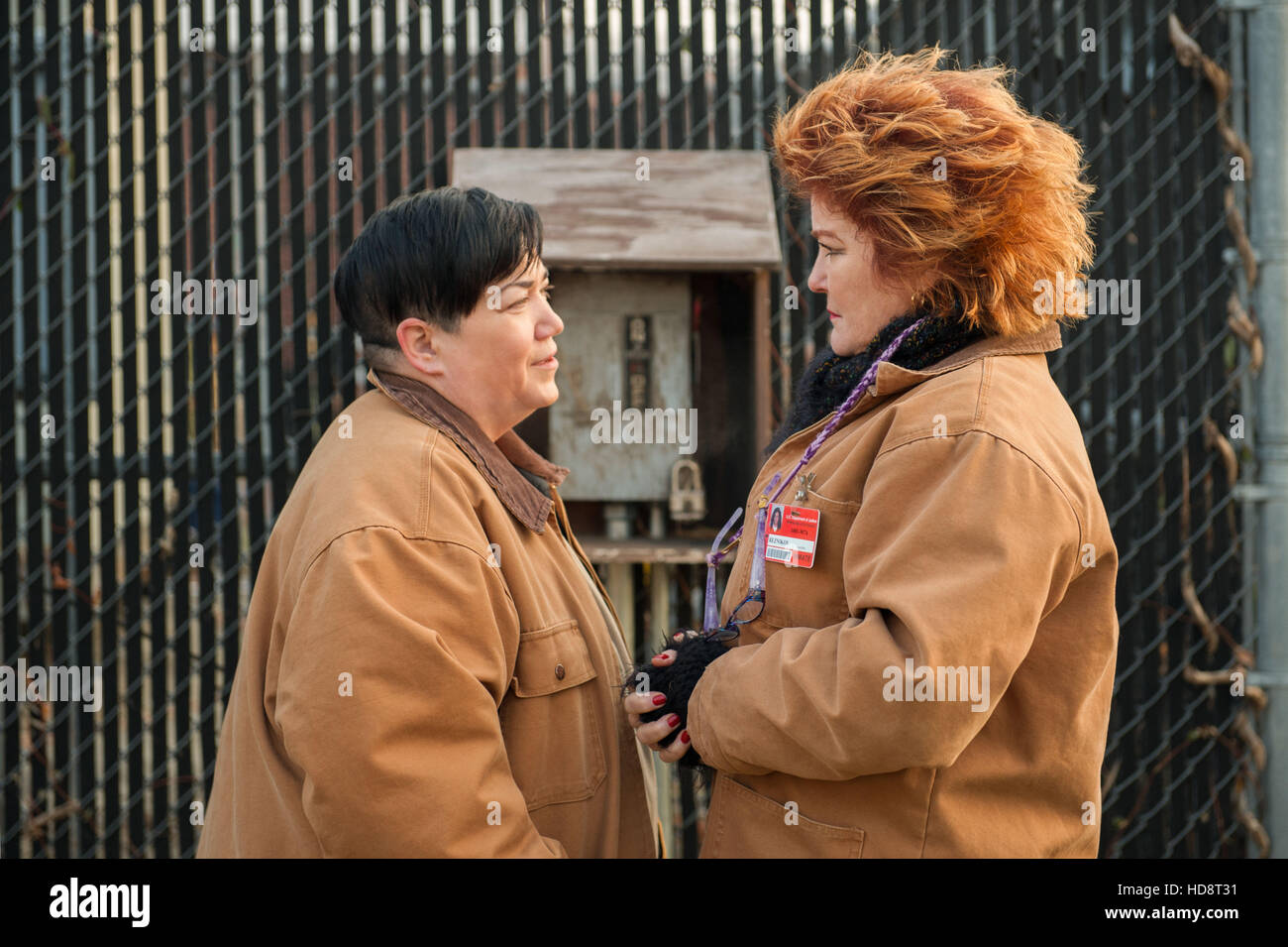 ORANGE IS THE NEW BLACK, (from left): Lea DeLaria, Kate Mulgrew ...