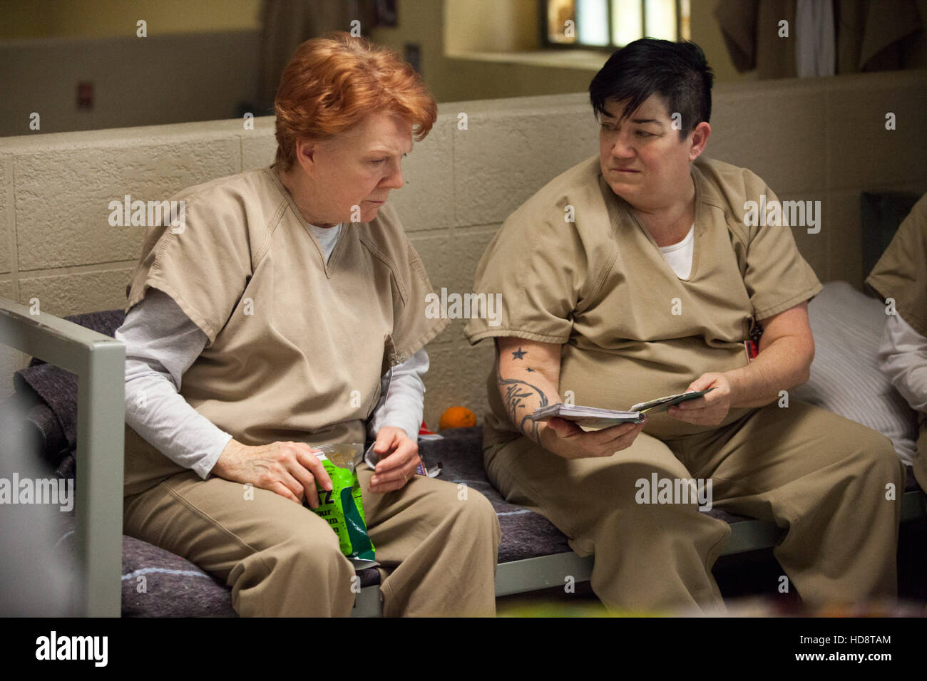 ORANGE IS THE NEW BLACK, (from left): Beth Fowler, Lea DeLaria, 'Tall Men With Feelings ...