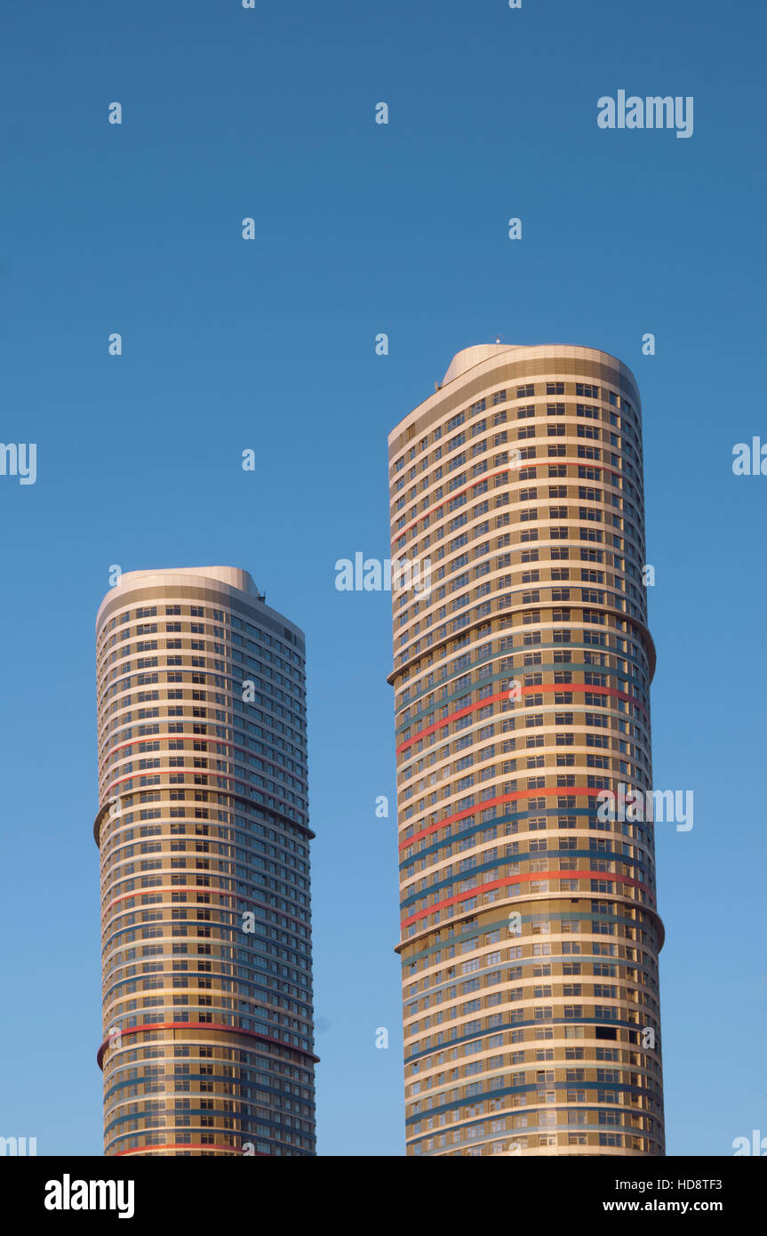 High-rise apartment buildings in Moscow Rostokino district Stock Photo ...