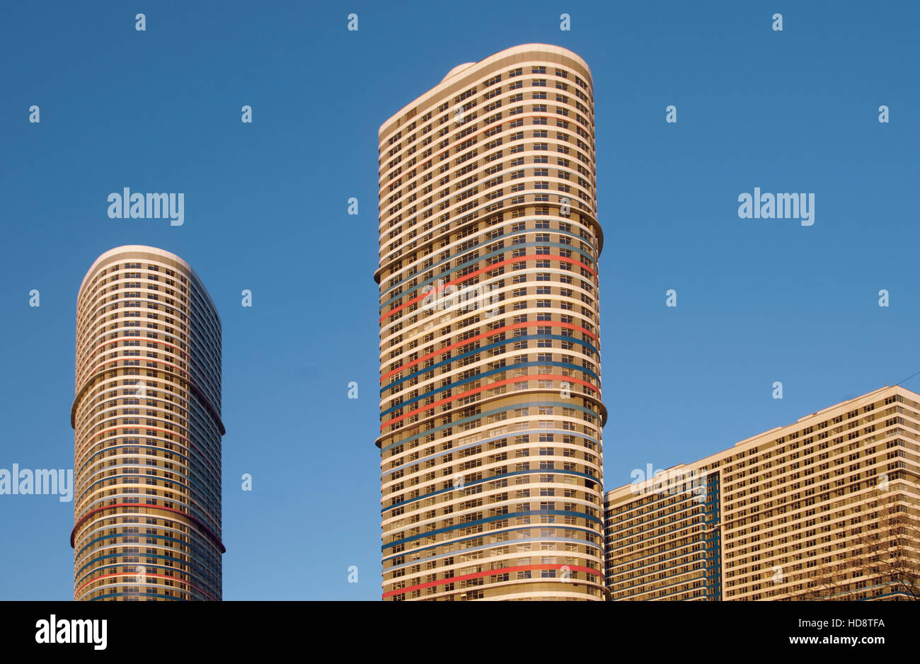 High-rise apartment buildings in Moscow Rostokino district Stock Photo ...