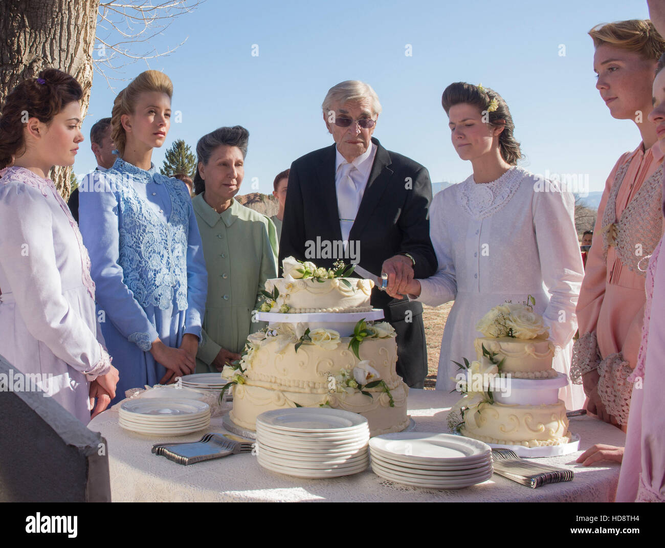 OUTLAW PROPHET: WARREN JEFFS, Martin Landau (center), (aired June 28 ...