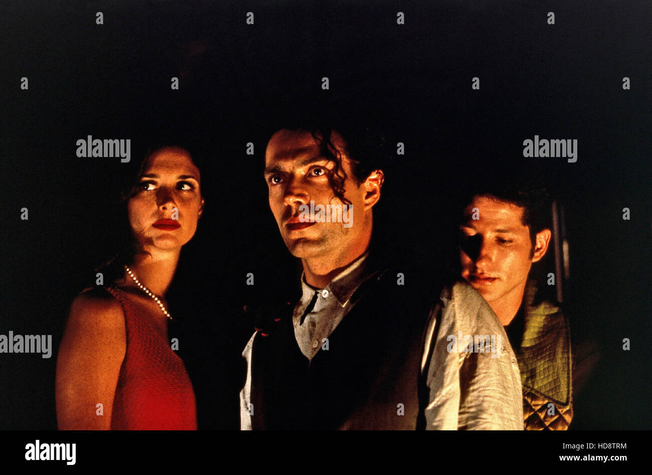 THE OUTSIDER, from left: Stacey Williams, Xavier Declie, Adam Kendrick ...