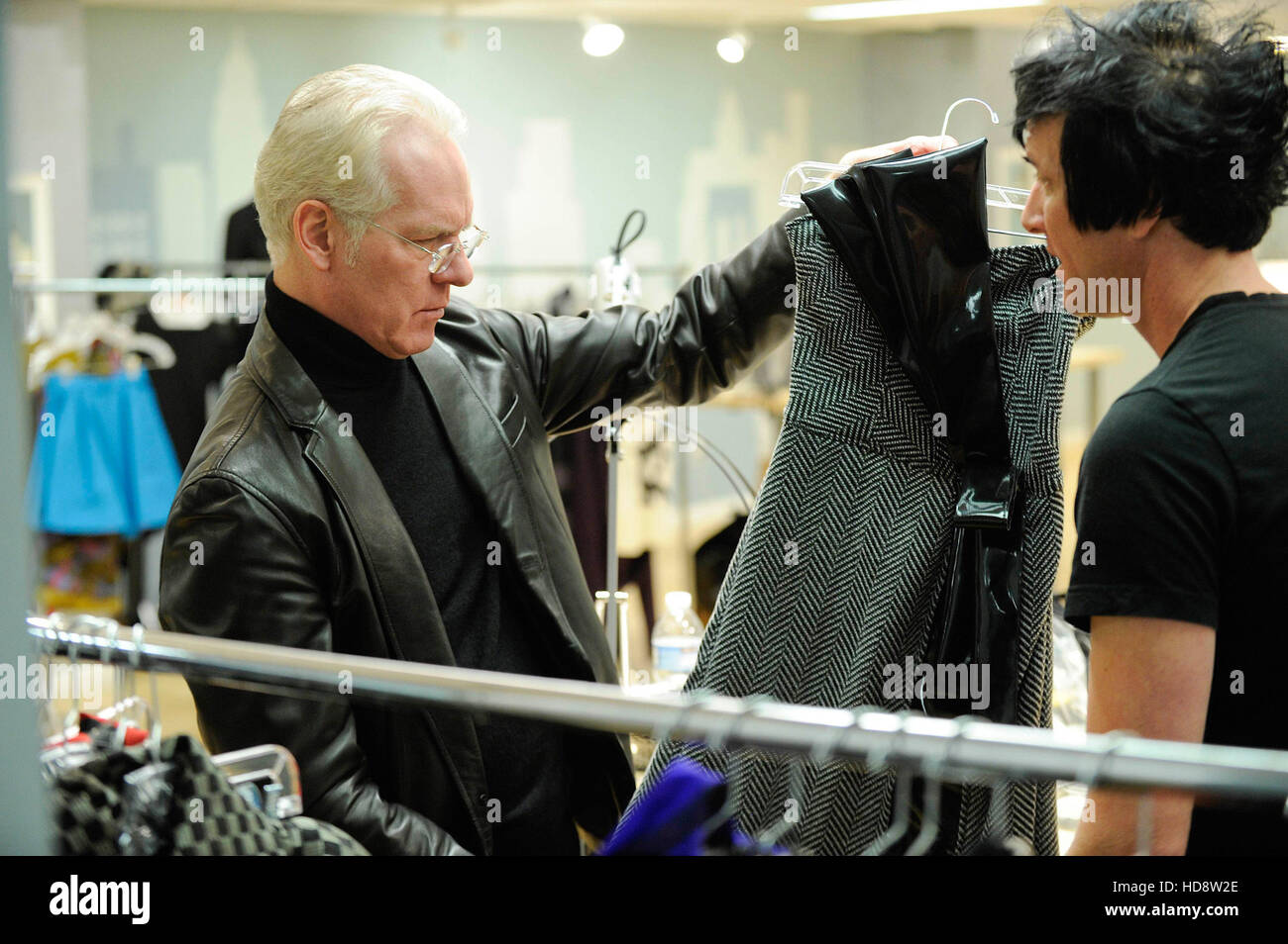 PROJECT RUNWAY, (from left): mentor Tim Gunn, SethAaron Henderson ...
