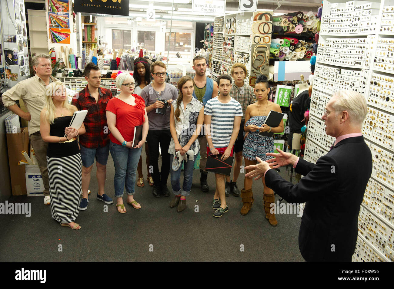 PROJECT RUNWAY, (from left): contestants Bert Keeter, Laura Kathleen ...