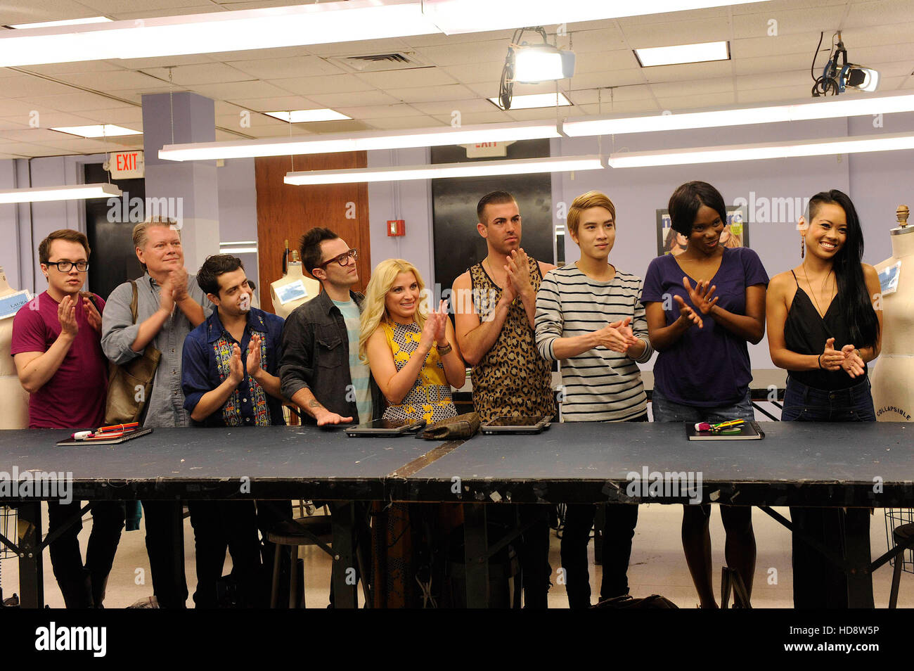 PROJECT RUNWAY, (from left): Bryce Black, Bert Keeter, Viktor Luna ...