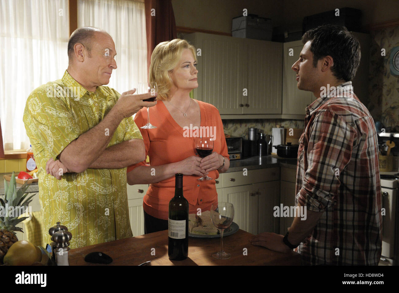 PSYCH, (from left): Corbin Bernsen, Cybill Shepherd, James Roday, 'The ...