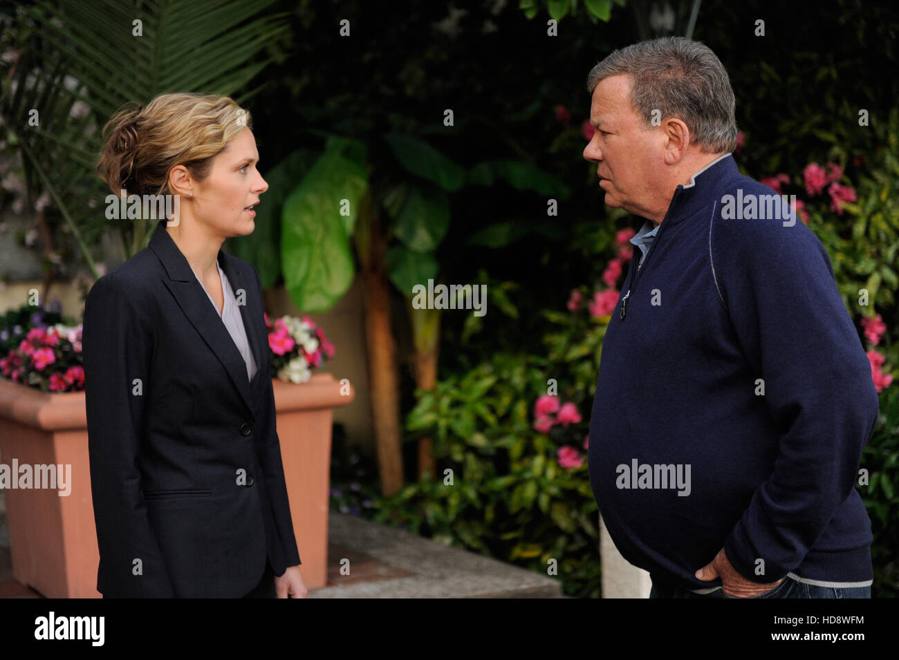 PSYCH, (from left): Maggie Lawson, William Shatner, 'In For A Penny ...