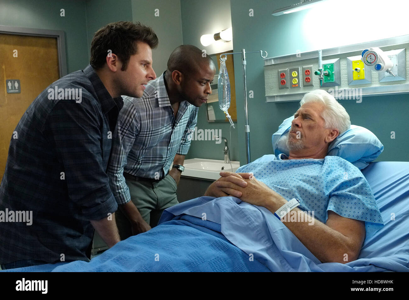 PSYCH, l-r: James Roday, Dule Hill, Barry Bostwick in 'Psych: The ...