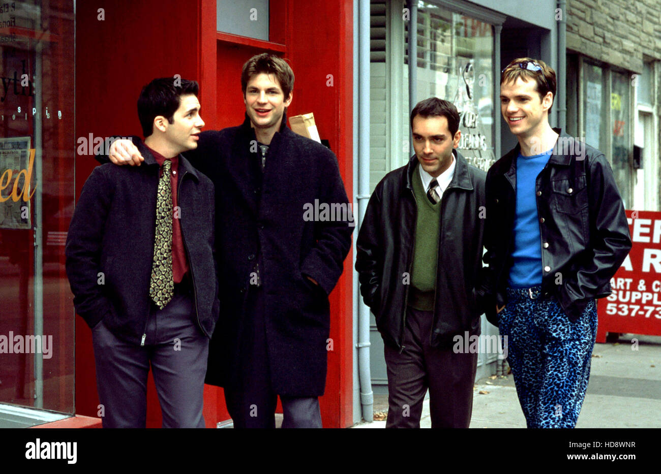 QUEER AS FOLK, (l to r): Hal Sparks, Gale Harold, Scott Lowell, Peter ...