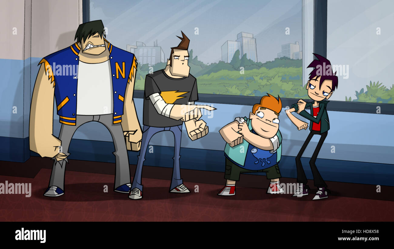 RANDY CUNNINGHAM: 9TH GRADE NINJA, (from 2nd to left): Bash Johnson ...