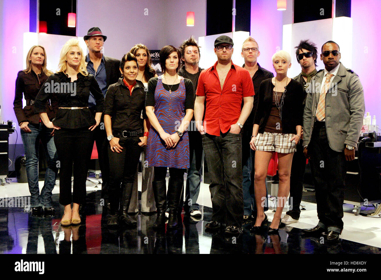 SHEAR GENIUS, (from left): contestants Glenn, Meredith, Matthew, Dee ...