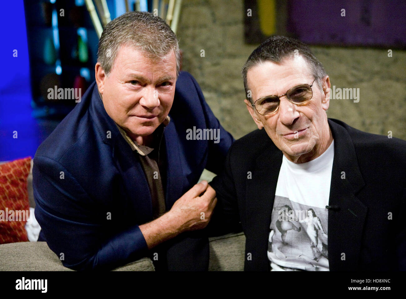 SHATNER'S RAW NERVE, (from left): host William Shatner, Leonard Nimoy ...