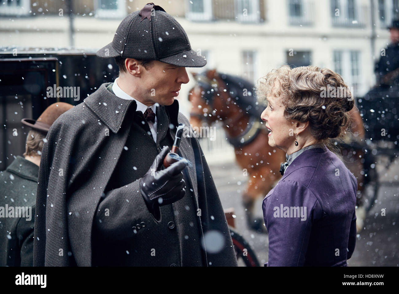 SHERLOCK: THE ABOMINABLE BRIDE, (from left): Benedict Cumberbatch, Una ...