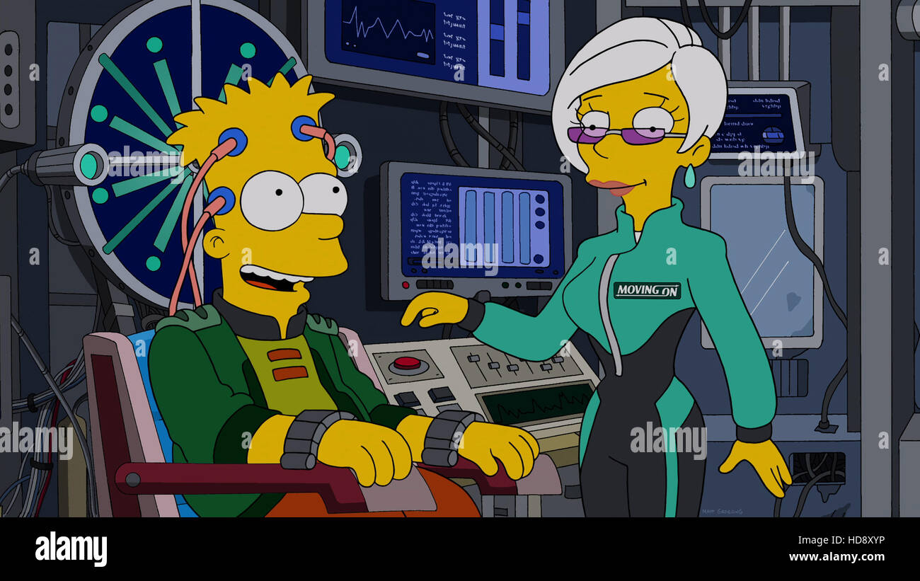 THE SIMPSONS, left: Bart Simpson in 'Days of Future Future' (Season 25 ...