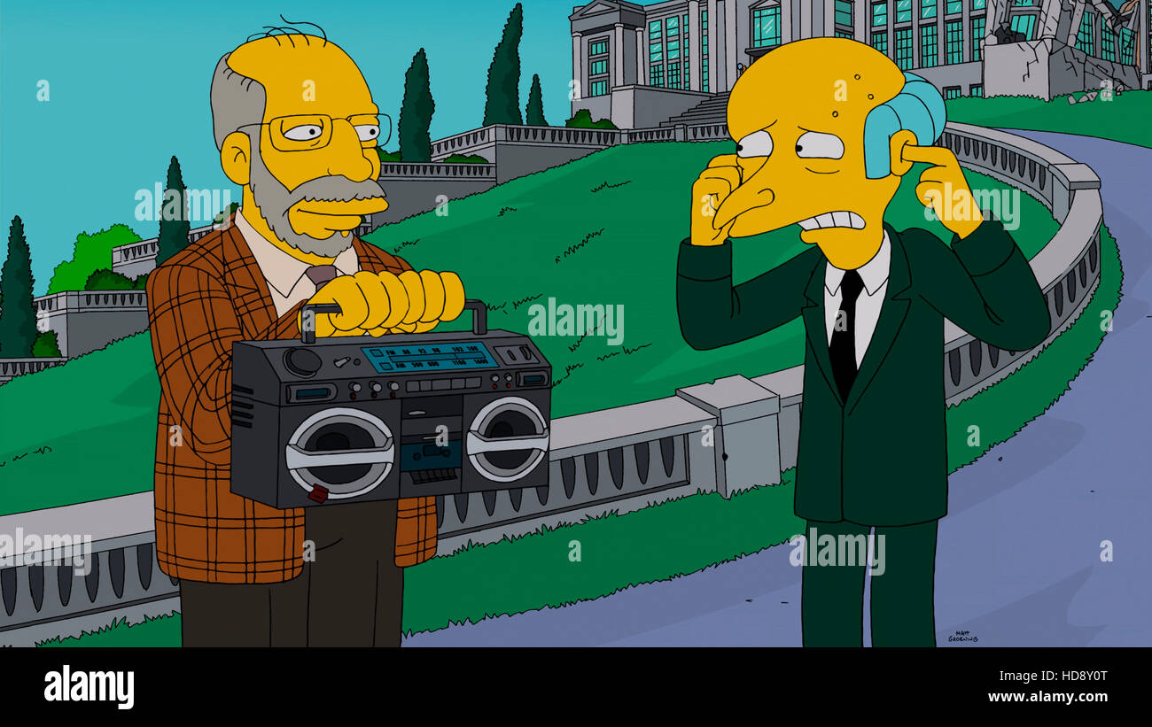 Mr burns and simpsons hi-res stock photography and images - Alamy