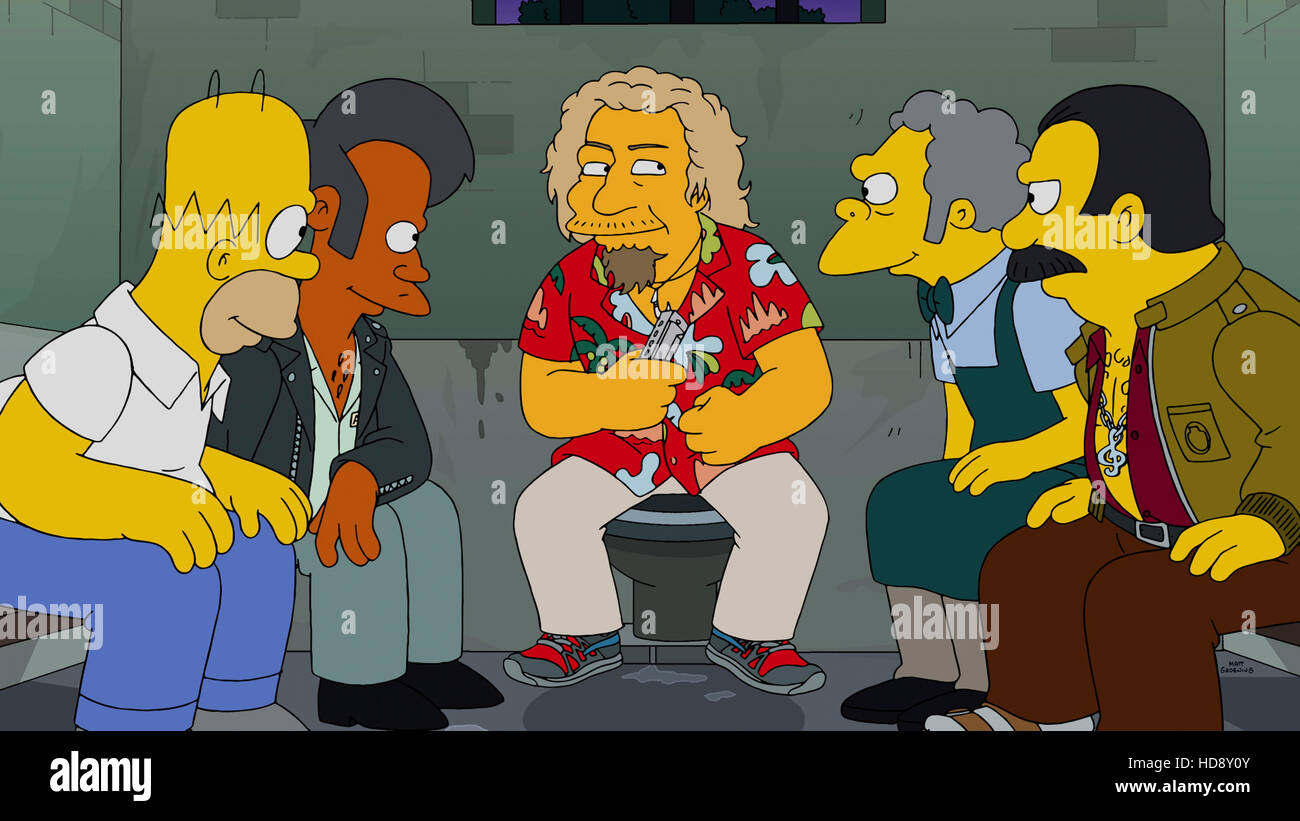 THE SIMPSONS, (from left): Homer Simpson, Apu Nahasapeemapetilon, Sammy ...