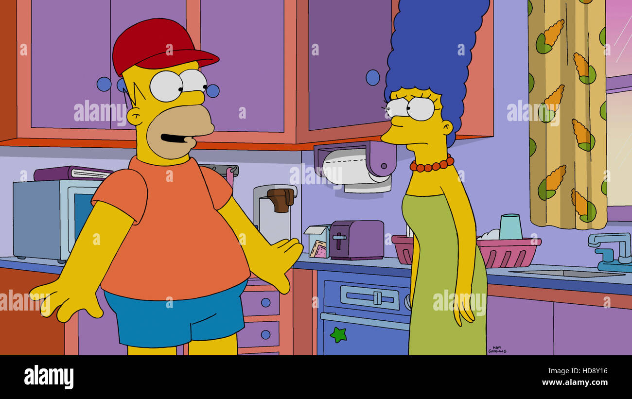THE SIMPSONS, (from left): Homer Simpson, Marge Simpson, 'Bart's New ...