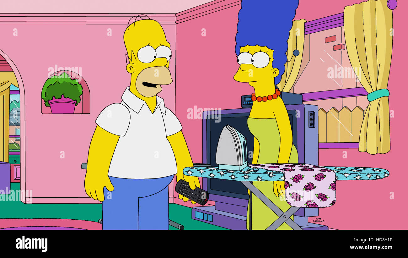 THE SIMPSONS, (from left): Homer Simpson, Marge Simpson, 'Waiting For ...