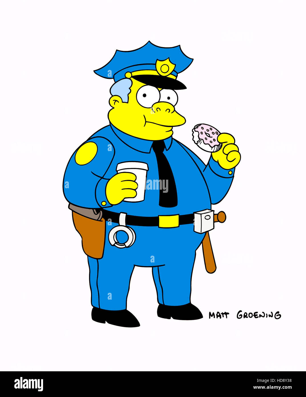 THE SIMPSONS, Chief Claude Wiggims, 1989-present. TM and Copyright ...