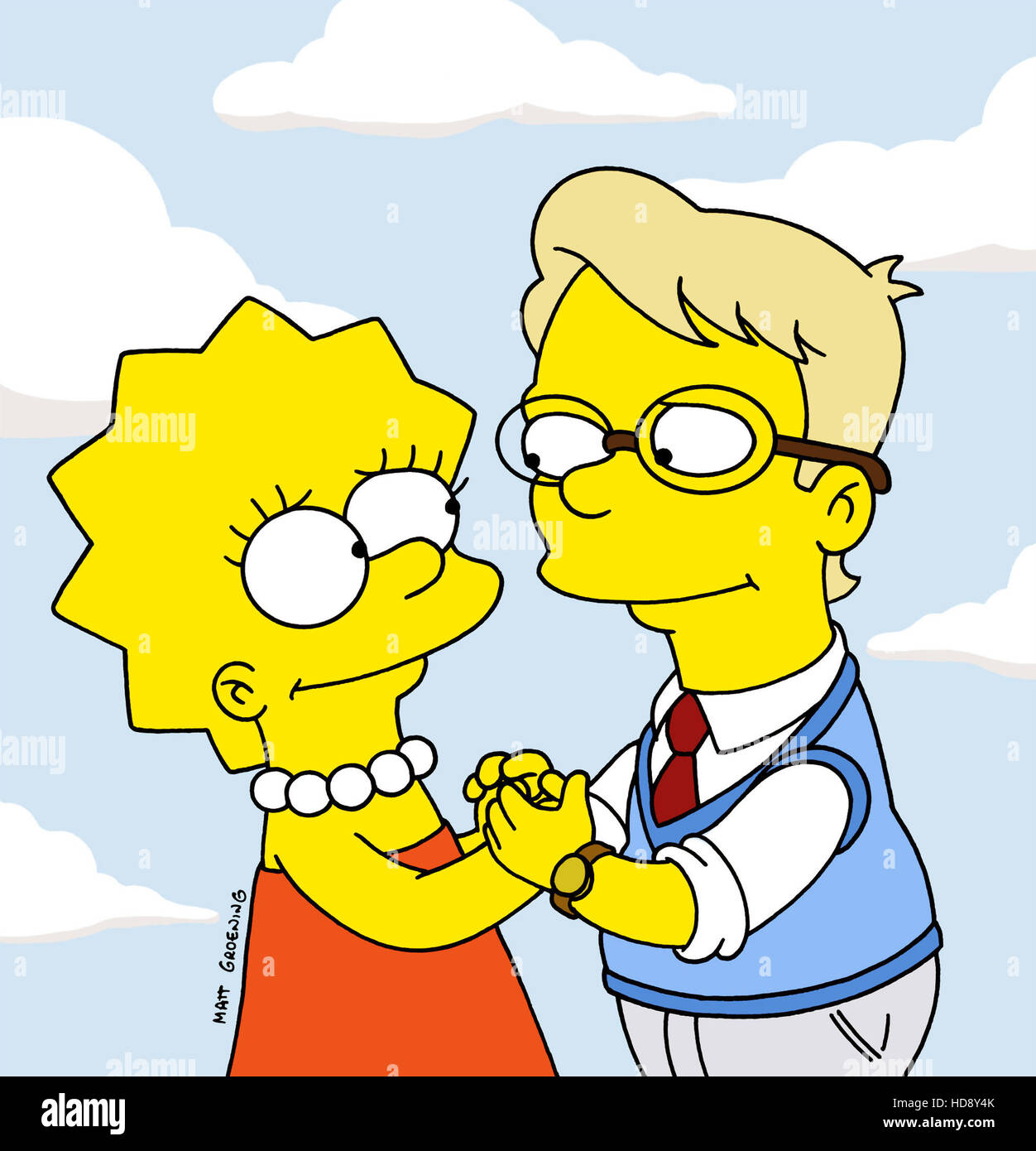 THE SIMPSONS, 1989-present. Lisa with boyfriend, Season 12. TM and ...