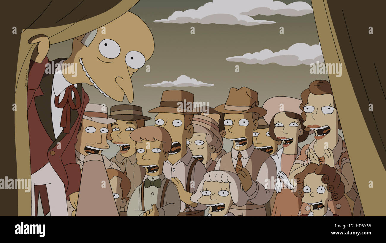 Mr burns and simpsons hi-res stock photography and images - Alamy