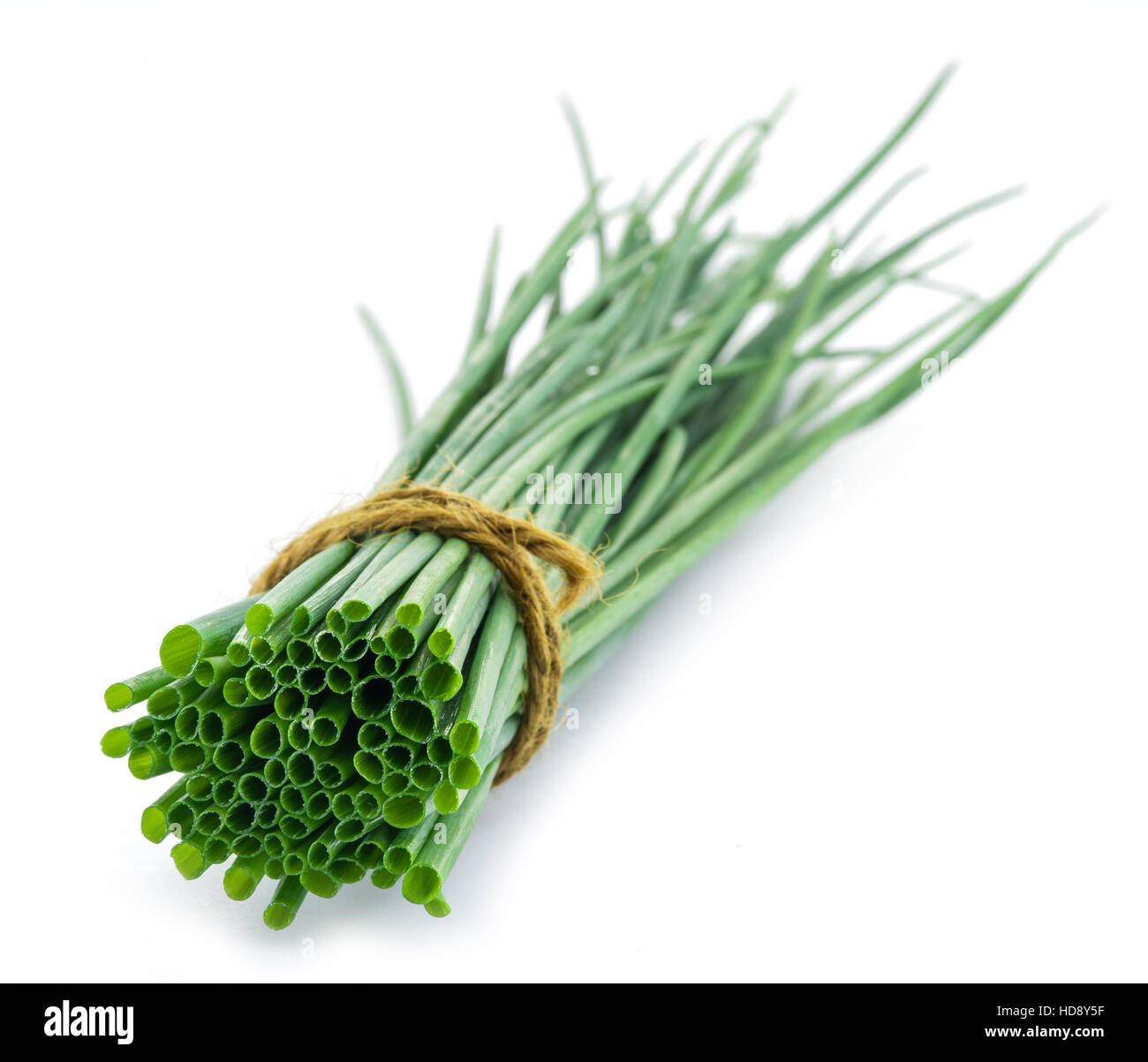 Green onion isolated on the white background Stock Photo - Alamy