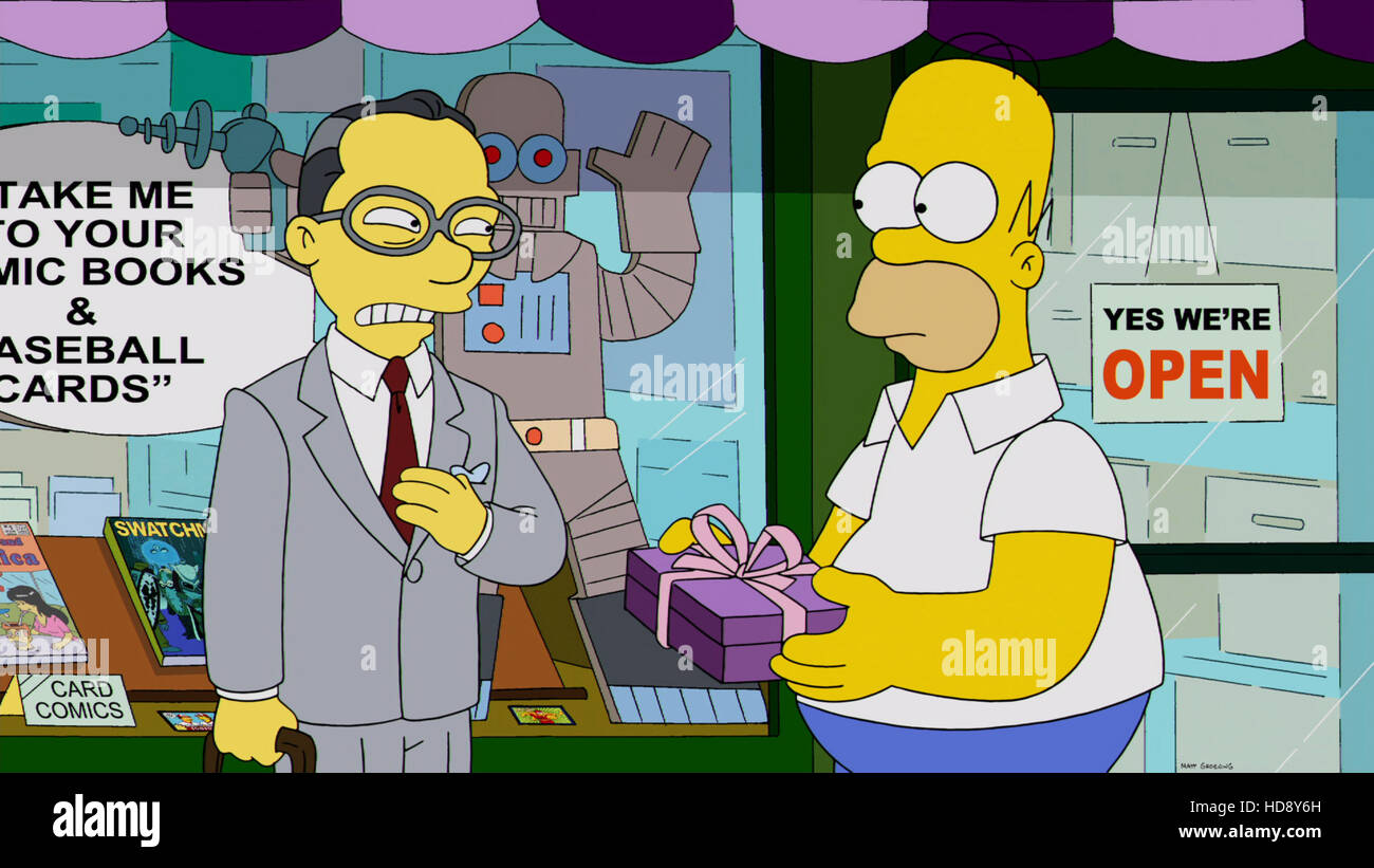THE SIMPSONS, (from left): Mr. Nakamura, Homer Simpson, 'Married To The ...