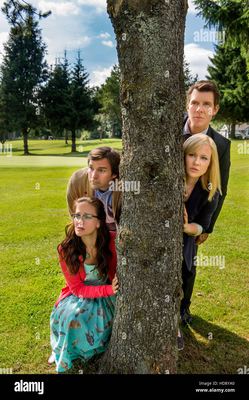 SIGNED SEALED DELIVERED, l-r: Crystal Lowe, Geoff Gustafson, Eric ...