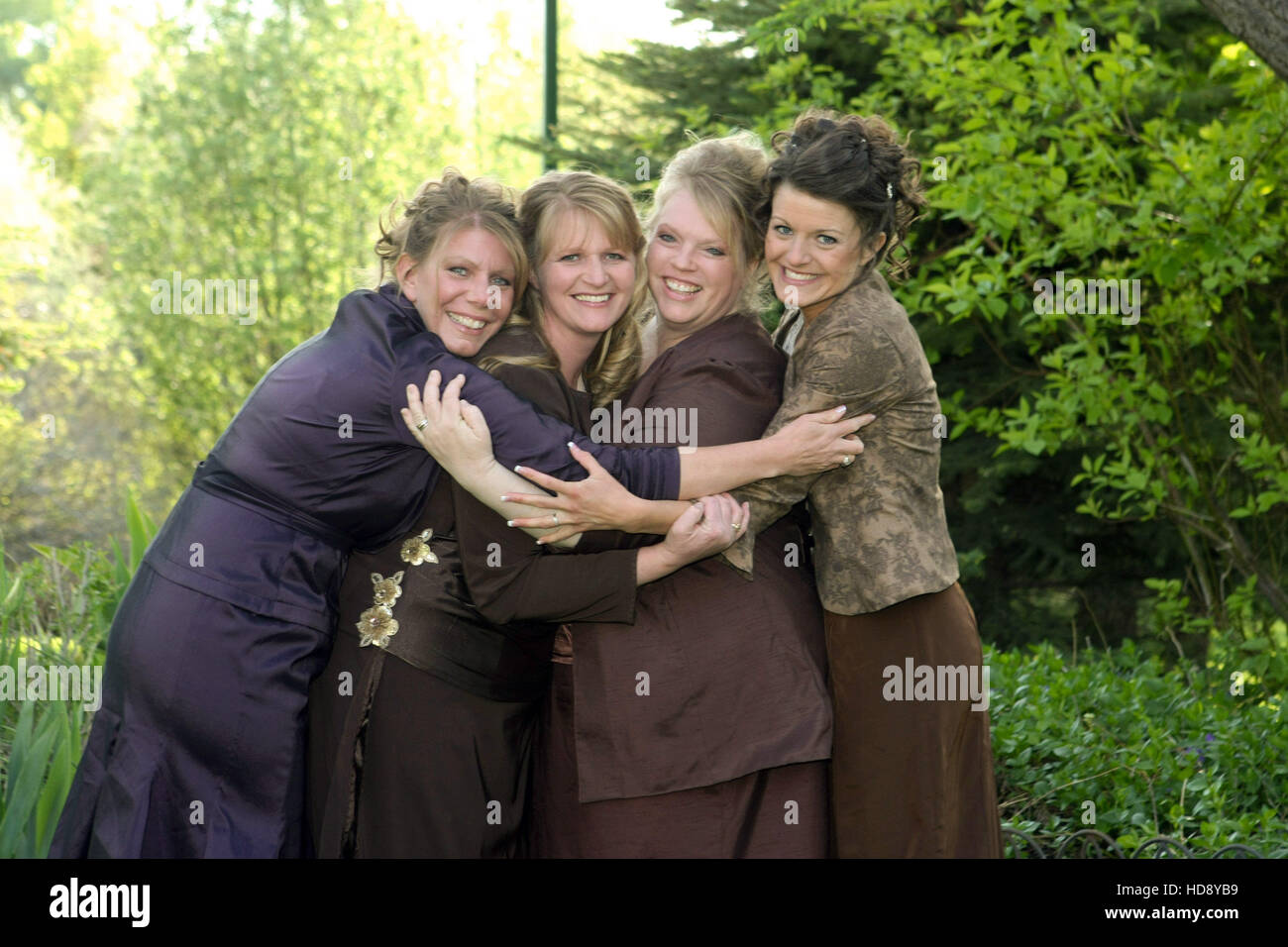 SISTER WIVES, (from left): Meri Brown, Christine Brown, Janelle Brown ...