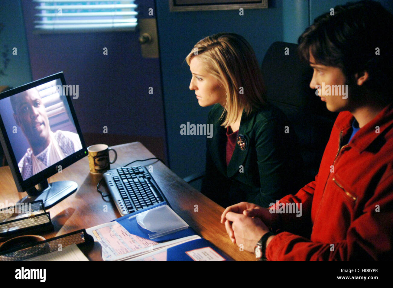 SMALLVILLE, Allison Mack, Tom Welling, 'Lockdown', (Season 5), 2001-2011. photo: Sergei ...