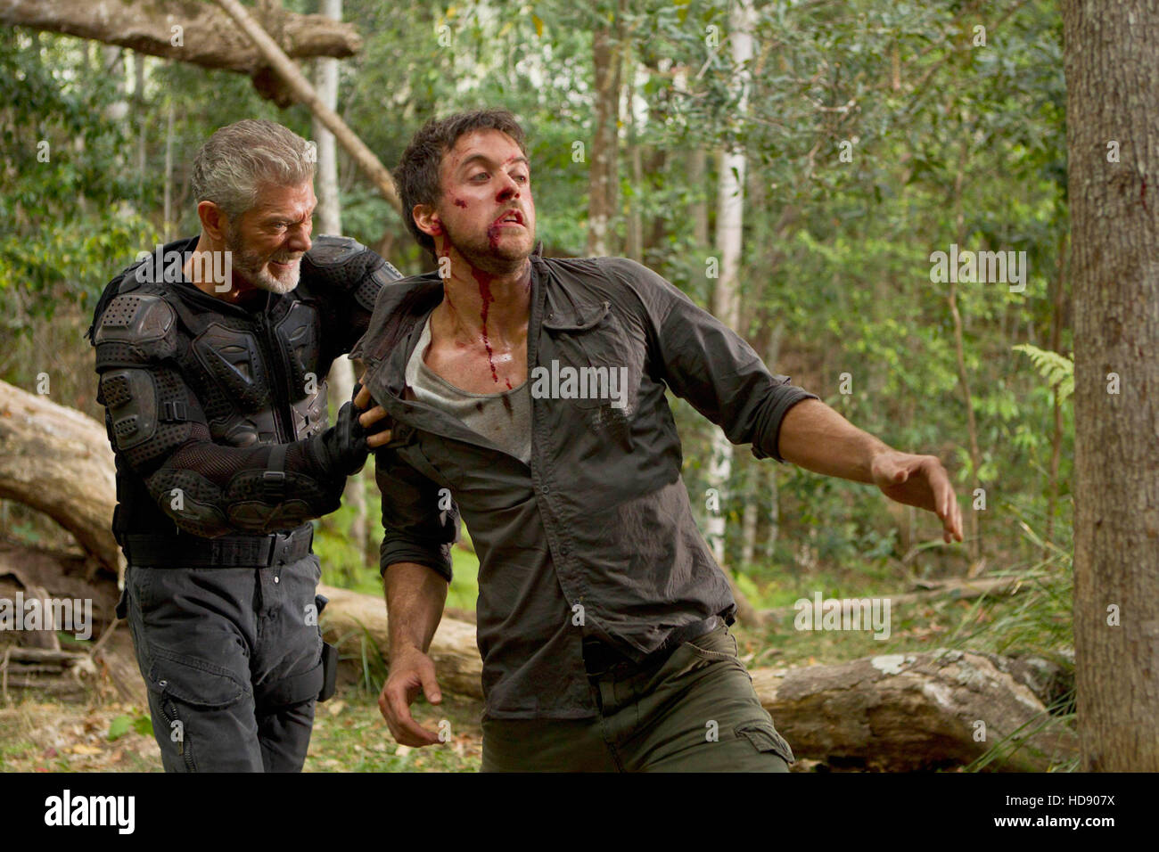 TERRA NOVA, (from left): Stephen Lang, Ashley Zukerman, 'Resistance ...