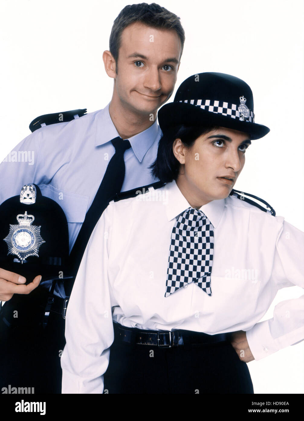 THE THIN BLUE LINE, (from left): James Dreyfus, Mina Anwar, (Season 1 ...